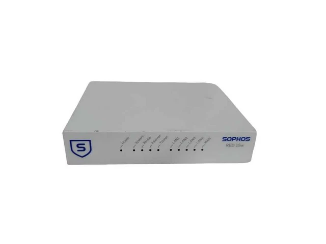 SOPHOS RED 15W Firewall 4-Port Ethernet Security Appliance Q! $10.00 ...