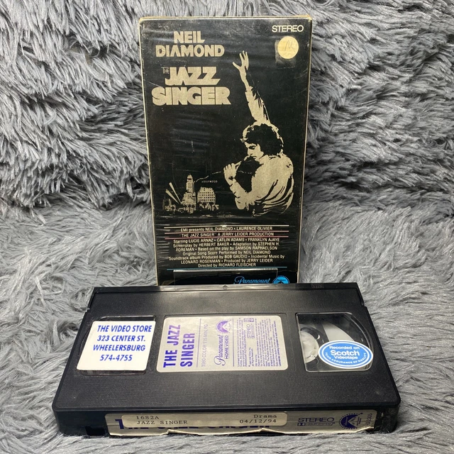 THE JAZZ SINGER VHS Tape 1980 Neil Diamond Laurence Olivier Lucie Arnaz ...