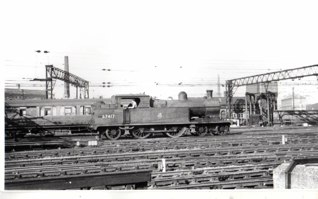 RAIL PHOTO LNER GCR 442t C13 67417 Manchester London Rd nr station £2. ...