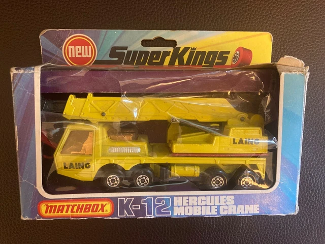 MATCHBOX SUPERKINGS K-12 Hercules Mobile Crane In Box £32.00 - PicClick UK
