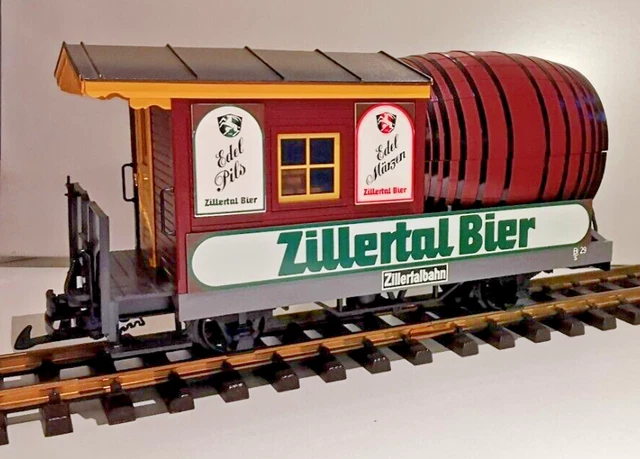 LGB ZILLERTAL BIER Bierwagen Fasswagen Spur G nur innen, neuwertig EUR ...