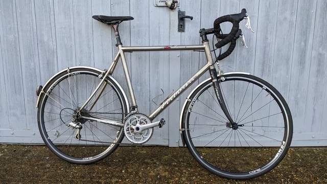 RARE AIRBORNE / Van Nicholas Valkyrie TITANIUM frame road bike with mud ...