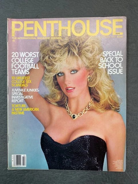 Penthouse Magazine October 1982 Special Issue Centerfold Intact Solid