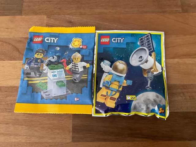 LEGO CITY SPACE Astronaut 952205 and Police Officer and Crook 952304 £3 ...