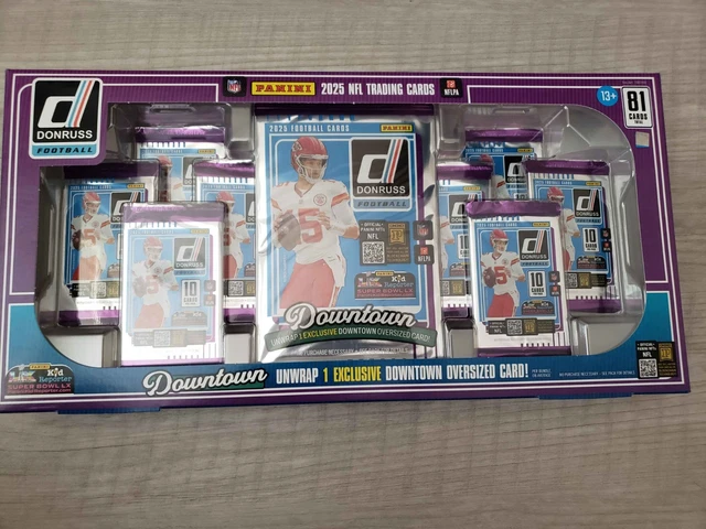2025 PANINI DONRUSS Football Costco Bundle 81 Cards/Sealed Packs ...