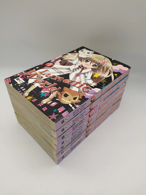 LUNATIC WORLD BAND 1-7 komplett Manga (Michiyo Kikuta)(Miyoko Ikeda ...
