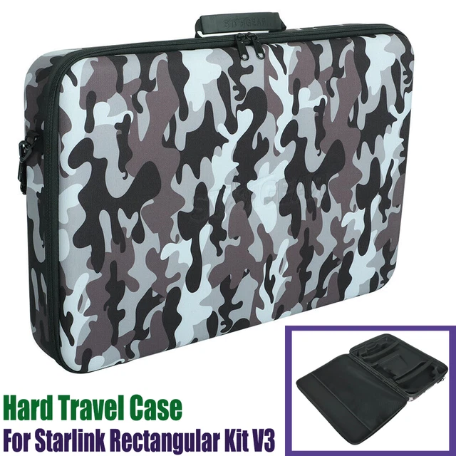 FOR STARLINK RECTANGULAR Kit V3 Gen 3 Hard Travel Case Hard Shell Case ...