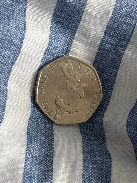 RARE TALE of Peter Rabbit Beatrix Potter 50p Coin 2017 £11.12 - PicClick UK