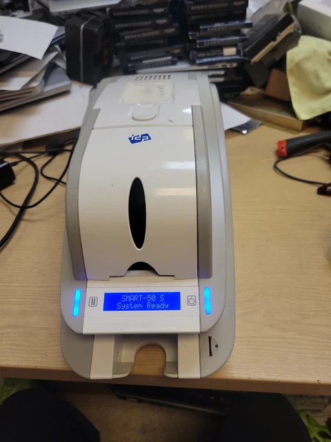 IDP SMART 50ER Jahre Farbausweisdrucker-- NUR STROMGEPRÜFT. EUR 185,15 ...