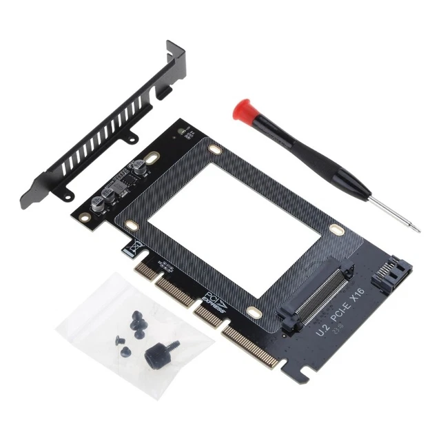 PCIE X16-U.2 SFF-8639 Expansion Card U2X16 Pci-express 3.0 X16 to U.2 ...