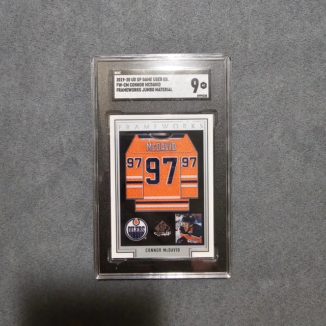 2019-20 SP GAME Used Connor Mcdavid Frameworks Grade 9 #Fw-Cm $419.95 ...