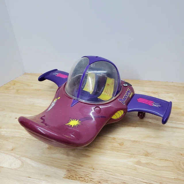 1991 DISNEY DARKWING DUCK THUNDERQUACK Jet Plane PLAYMATES TOYS very ...