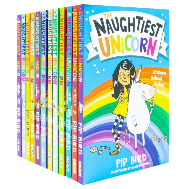 THE NAUGHTIEST UNICORN Series 12 Books Collection Set By Pip Bird | Pip ...