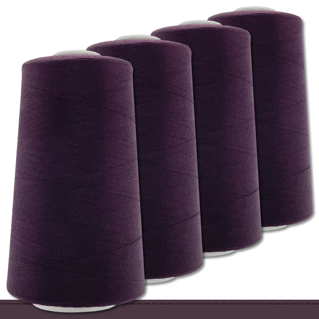 FIL À COUDRE Surjet 4 x 100 G 5000 Y (4572 M) Force 50/2 (140) Mauve ...