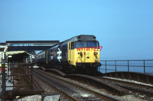 ORIGINAL RAILWAY SLIDE Class 50 50048 at Dawlish 07.07.83 £5.00 ...