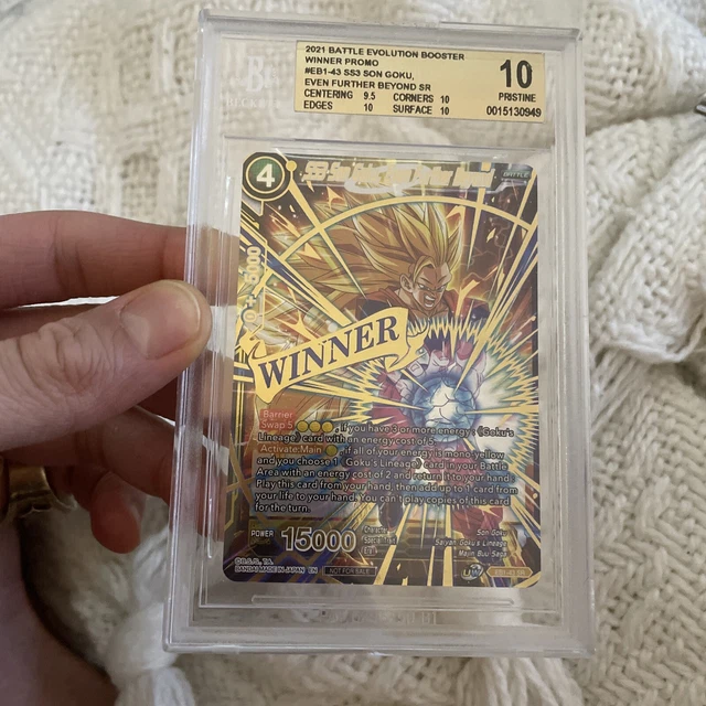 SS3 GOKU ENCORE plus loin au-delà eb1-43 bgs 10 dragon ball championnat ...
