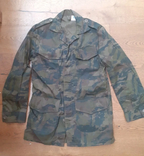 SOUTH AFRICA ARMY CDF SF Ciskei Camo Waxed Bush Field Jacket Recce SADF ...