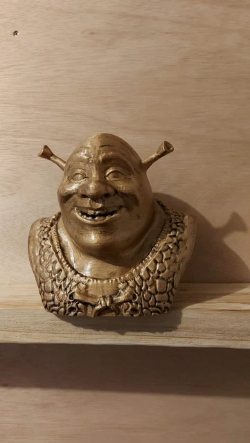 RARE GOLDEN SHREK Bust/ Statue £38.83 - PicClick UK