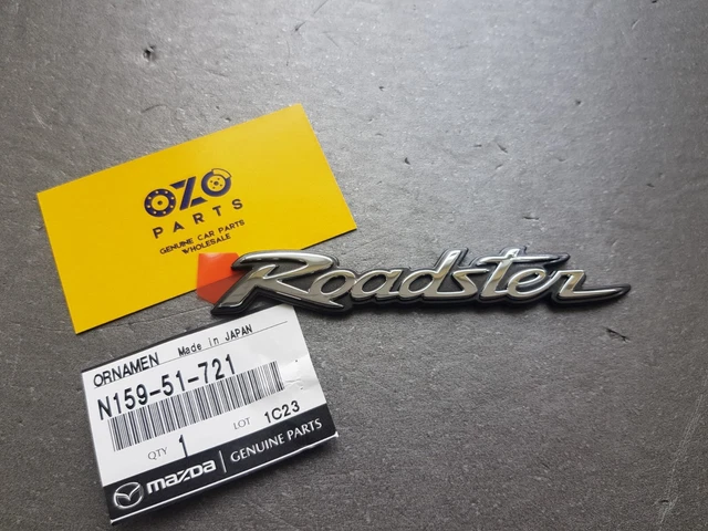 GENUINE MAZDA MX5 Miata Roadster Rear Chrome Emblem badge N159-51-721 ...