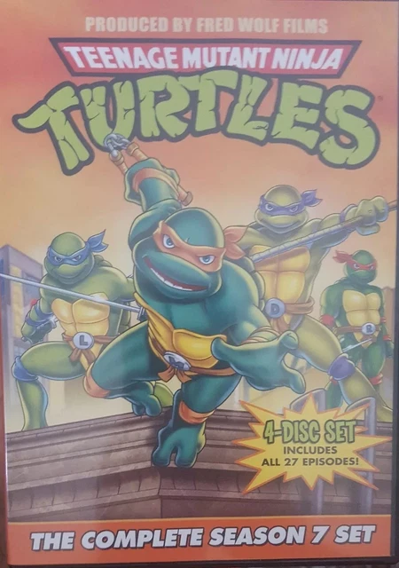 TEENAGE MUTANT NINJA Turtles Tmnt The Complete Season 7 Set Dvd Seventh ...