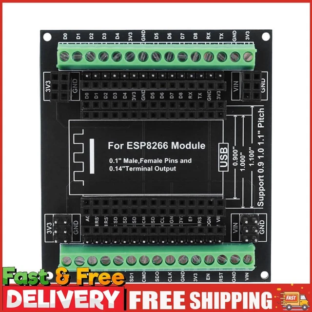 Esp8266 Gpio Expansion Board 30pins Gpio 1 Into 3 For Esp8266 Development Board £767 Picclick Uk