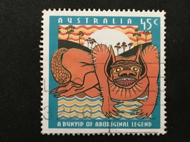 1994 AUSTRALIA BUNYIPS 45C A Bunyip Of Aboriginal Legend - Fine Used $0 ...