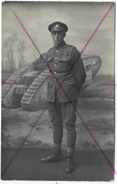 TROOPER OF MACHINE Gun Corps (Cavalry) Squadron + Tank Backdrop ...