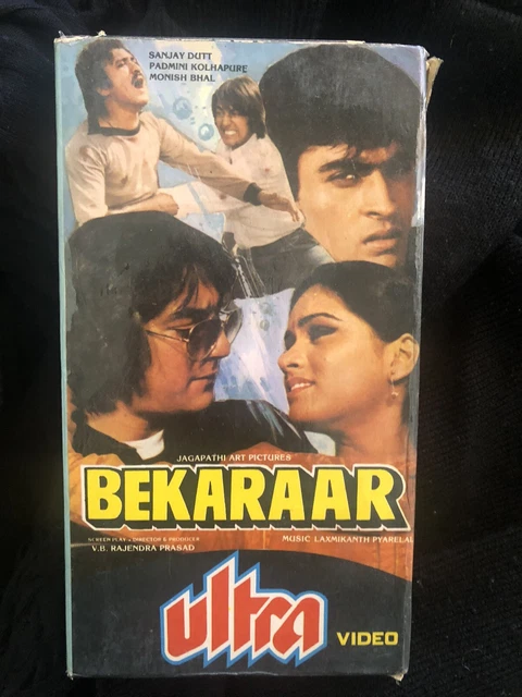 BEKARAAR BOLLYWOOD vhs tapes on ULTRA Video. Sanjay Dutt, Padmini RARE !!! £38.00 - PicClick UK