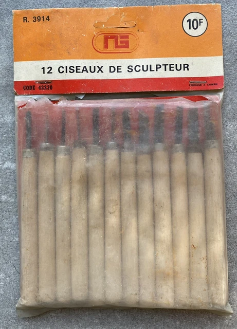 LOT DE 12 Ciseaux A Bois , Sculpteur . Vintage EUR 8,00 - PicClick FR