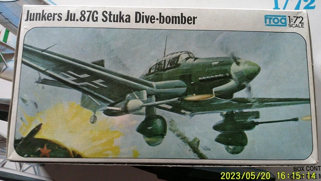 VINTAGE FROG Junkers Ju 87 G Stuka Dive-Bomber 1:72 EUR 18,20 - PicClick DE