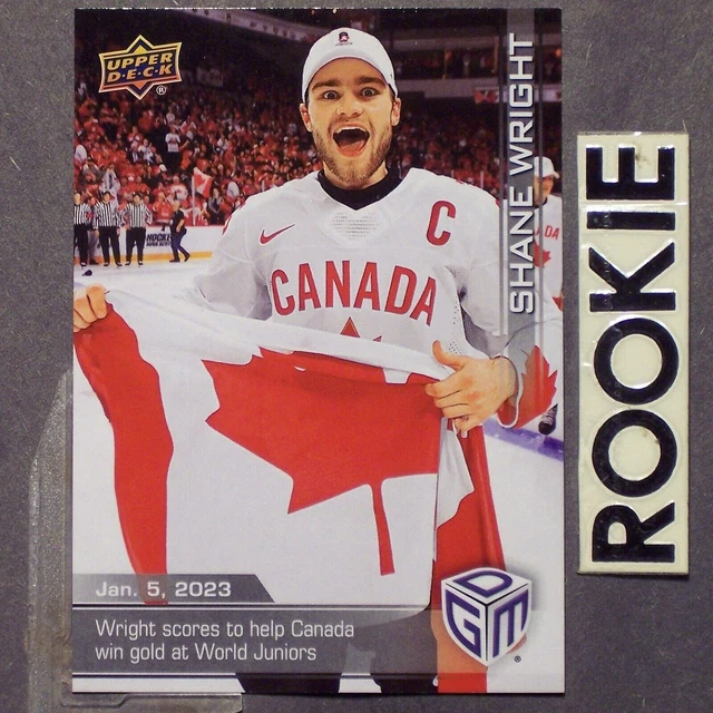 SHANE WRIGHT 2022/23 Upper Deck Game Dated Moments Jan 5/23 #5 (b ...