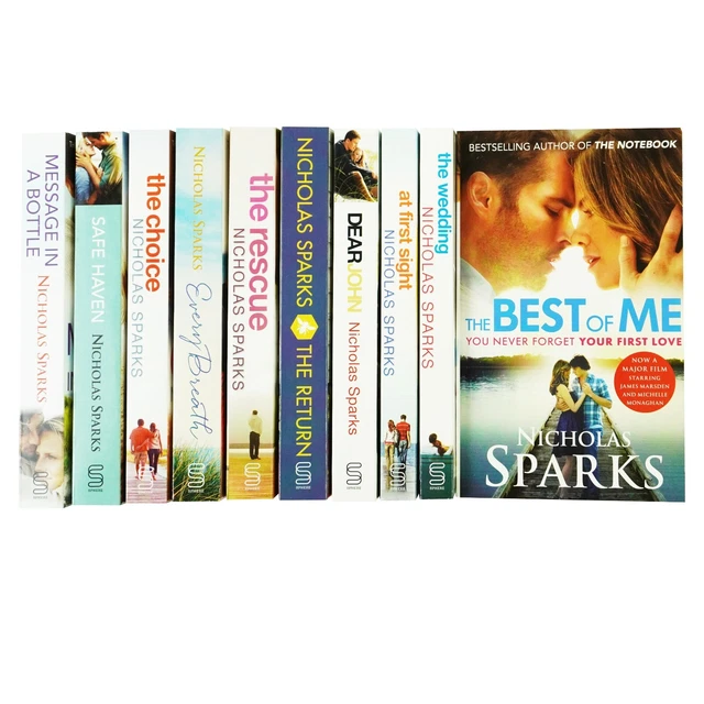 NICHOLAS SPARKS COLLECTION 10 Books Set - Fiction - Paperback £27.90 - PicClick UK