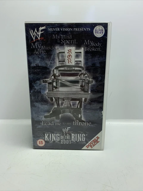 WWF VHS DOUBLE Pack - King Of The Ring 2001 & Taking It 2 Xtremes WWE ...