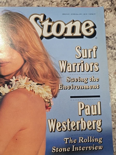 ROLLING STONE MAGAZINE June 24 1993 Laura Dern Lenny Kravitz Blues ...