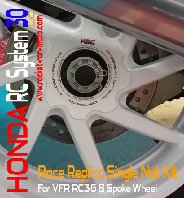 HONDA VFR 750 RC36 8 Spoke Rear Wheel Replica Single Nut Kit in RAL ...