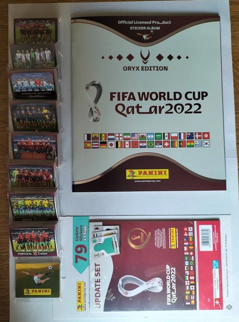 PANINI WC QATAR 2022 ORYX EDITION ALBUM + SET + UPDATE (Ex Sealed / Sealed) £114.52 - PicClick UK