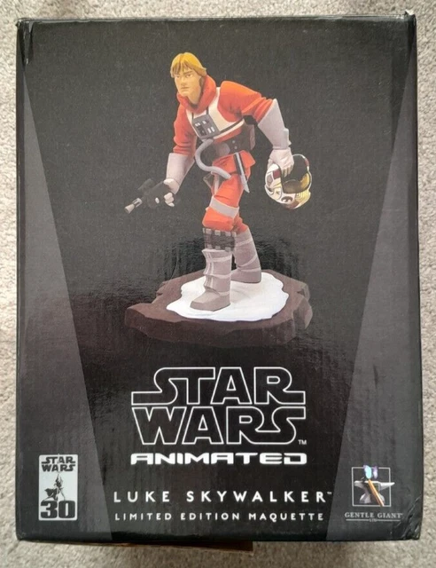 STAR WARS GENTLE Giant Luke Skywalker X-Wing Animated Maquette Statue ...