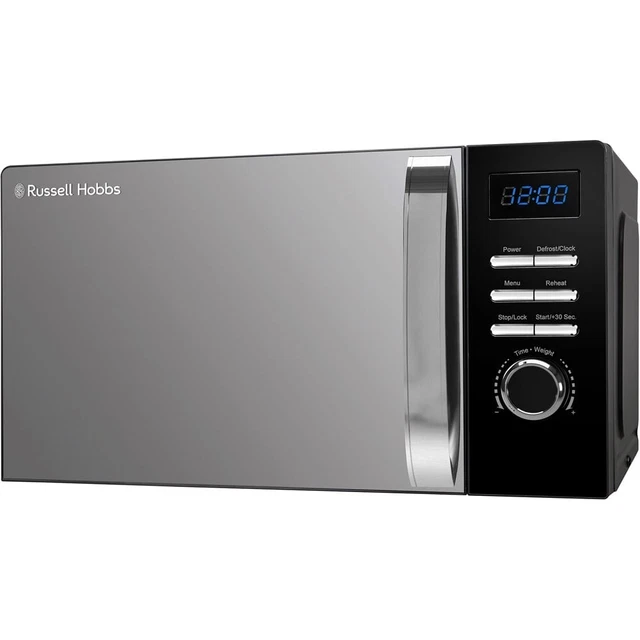RUSSELL HOBBS RHMD830MB 20L Digital Microwave Oven Compact Solo 800w ...