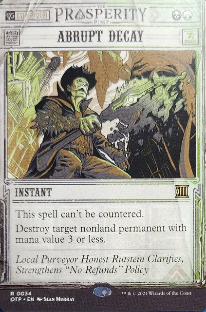 ABRUPT DECAY OUTLAWS of Thunder Junction: Breaking News #34 EUR 4,49 ...