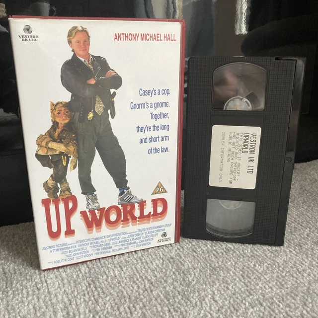 UP WORLD GNOME Named Gnorm VHS Video Big Box Sample Rental Dealer Tape ...