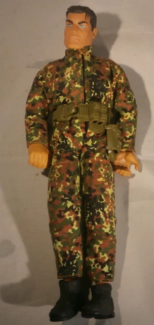 ACTION MAN IN Army Camo Uniform And Belt 12" Loose Hasbro Action Figure ...