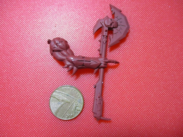 WARHAMMER 40K CHAOS Space Marine Daemon Prince Daemonic Axe Arm OOP ...