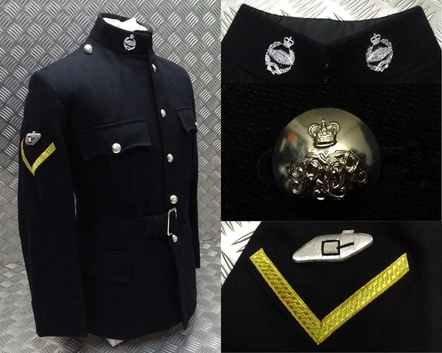 NO1 DRESS JACKET Uniform Blues British Army RTR Tank Regiment Uniform ...