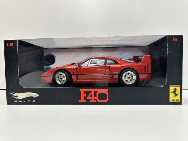 HOT WHEELS ELITE 1/18 Ferrari F40 Super Performance Car Classic 1:18 £161.92 - PicClick UK
