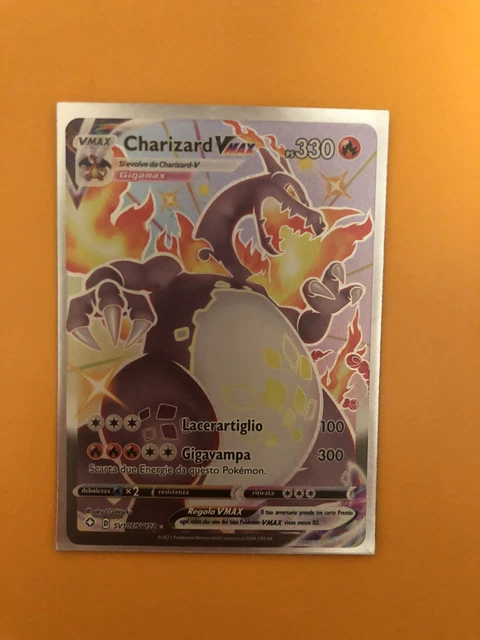 CARTA ULTRA RARA CHARIZARD VMAX Shiny Sv107 EUR 280,00 - PicClick IT