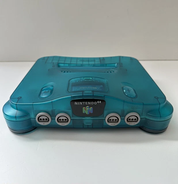 CONSOLE NINTENDO 64 N64 Bleu Transparent / Clear Blue Control Deck NUS-001 (EUR) EUR 119,90 ...