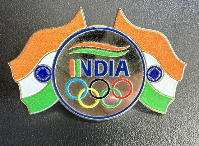 PARIS 2024 OLYMPIC Games PIN NOC DATE Team India EUR 10,00 - PicClick FR