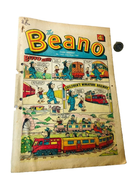 COMIC THE BEANO June 1968 Biffo the Bear Vintage ra £18.15 - PicClick UK