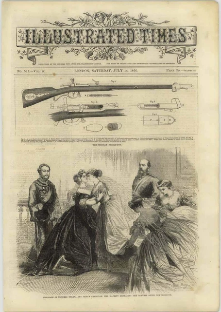 1866 PRUSSIAN NEEDLE Gun Diagram And Description £11.00 - PicClick UK