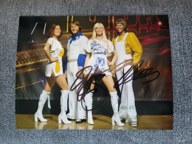 SIGNED AUTOGRAPHED ABBA agnetha fältskog and £80.70 - PicClick UK